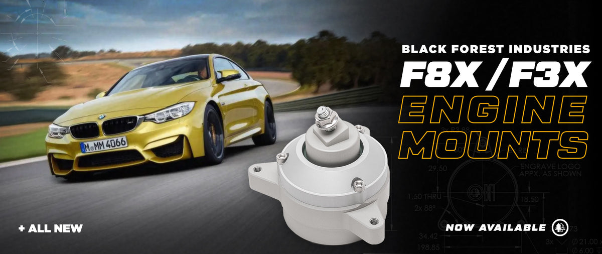 BFI BMW F30 & F80/82 Engine Mounts – Black Forest Industries