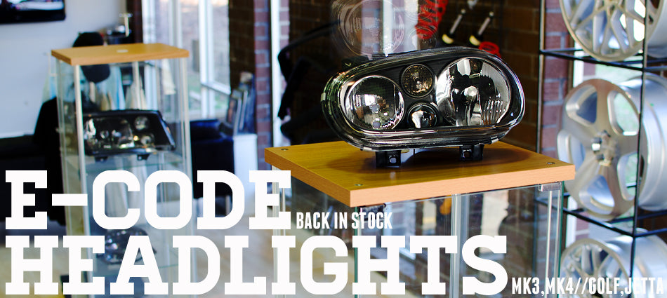 E-Code Headlights Back in Stock – Black Forest Industries