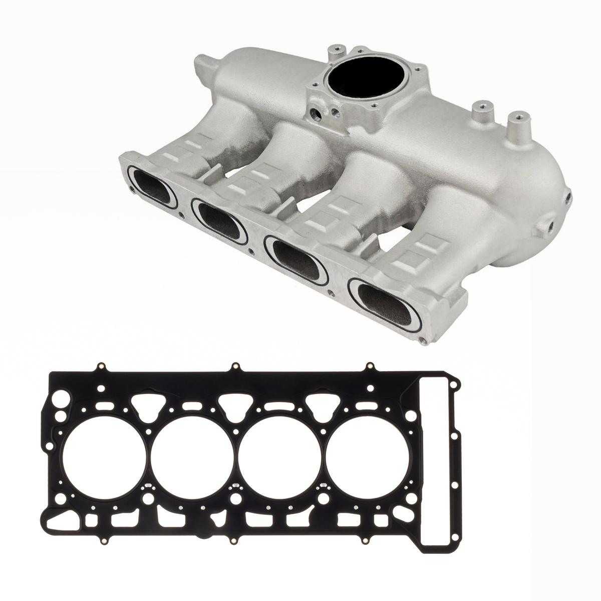 VW AUDI 2.0T FSI / 2.0 TSI aluminum intake manifold - NEW VERSION! + C ...