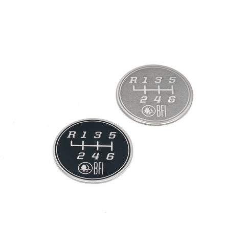 6-Speed Gate Pattern Coin for Heavy Weight Shift Knobs – Black Forest ...
