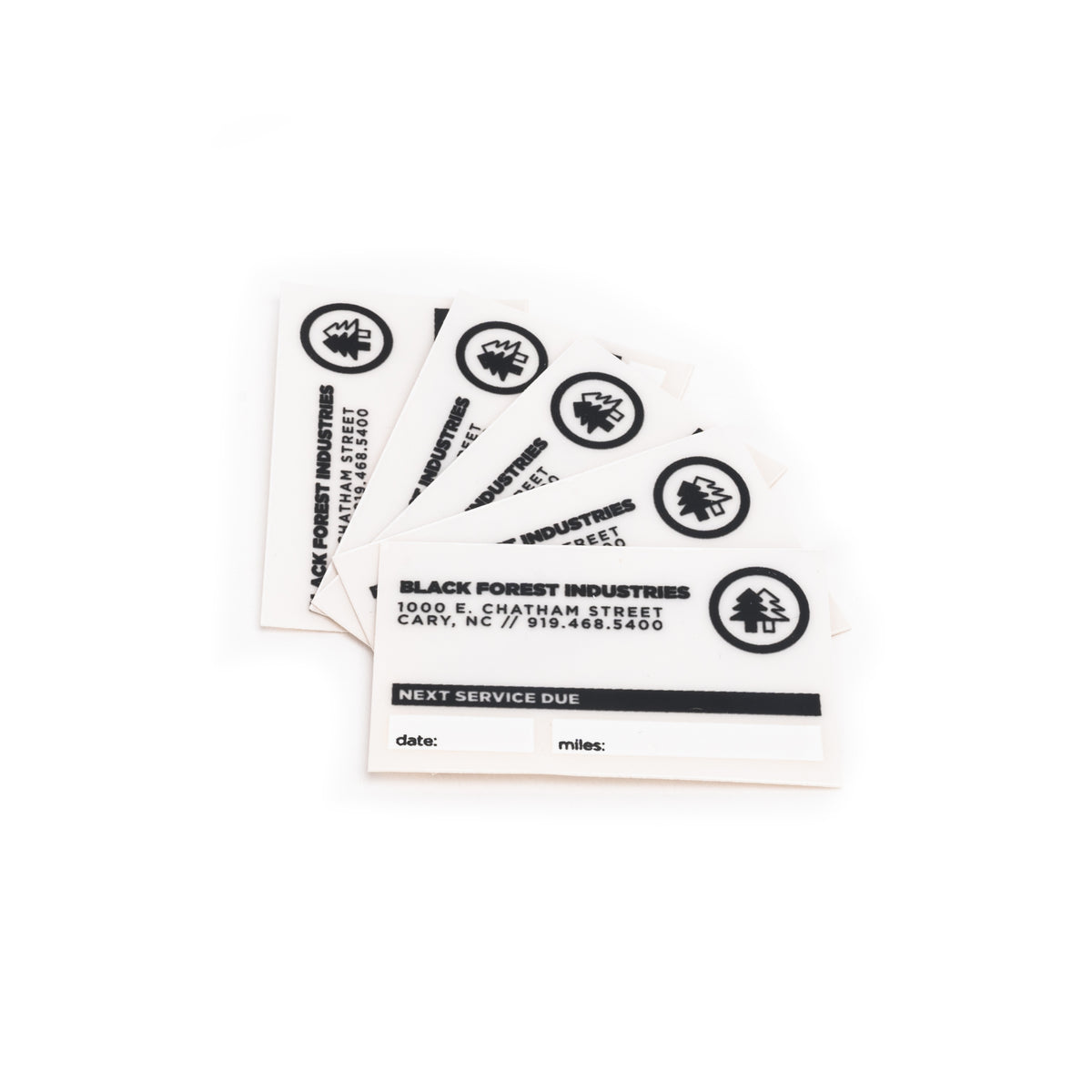BFI Service Stickers - Pack of 5 – Black Forest Industries