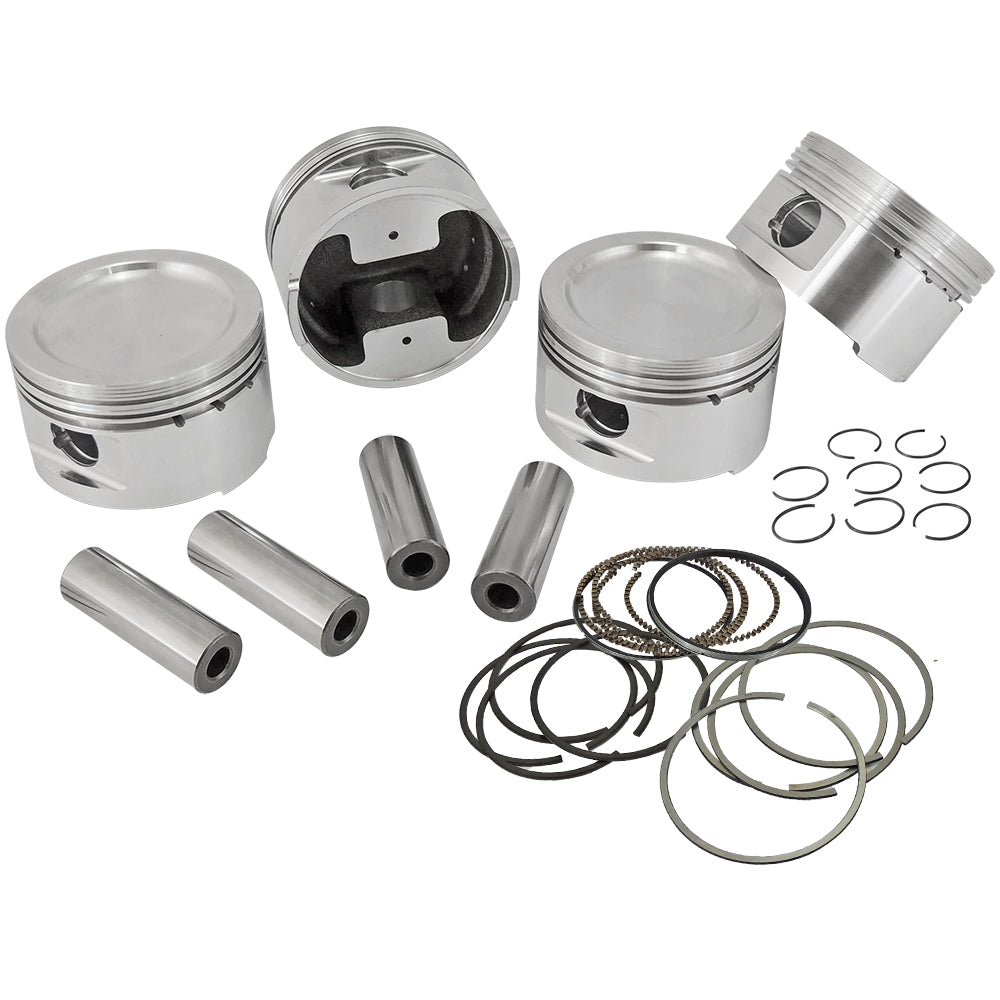 SPA TURBO Forged piston set 86mm 2.0 / 2.2L 8V C20NE Chevy Euro – Black ...