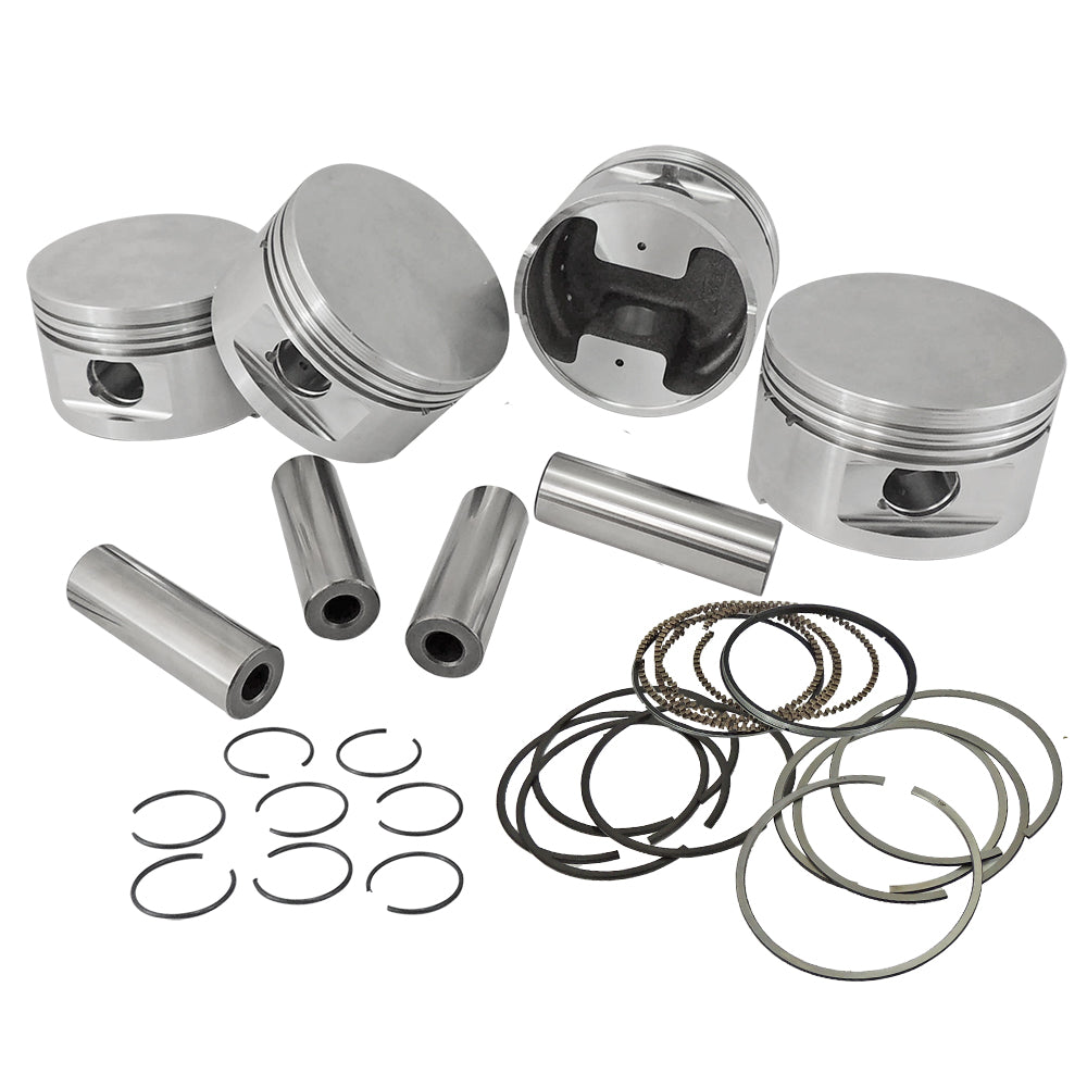 SPA TURBO Forged piston flat top set 86mm 2.0 / 2.2L 8V C20NE Chevy Eu ...