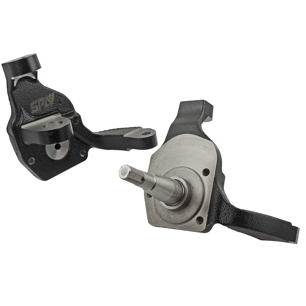 VW BUG 2.5" DROP SPINDLES FOR BALL JOINT DRUM BRAKE 4/130 – Black ...