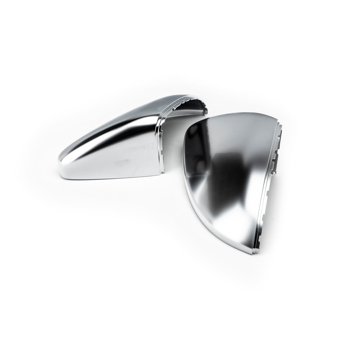 MK7 Genuine Euro Mirror Cap Set - Brushed Aluminum Look – Black Forest ...