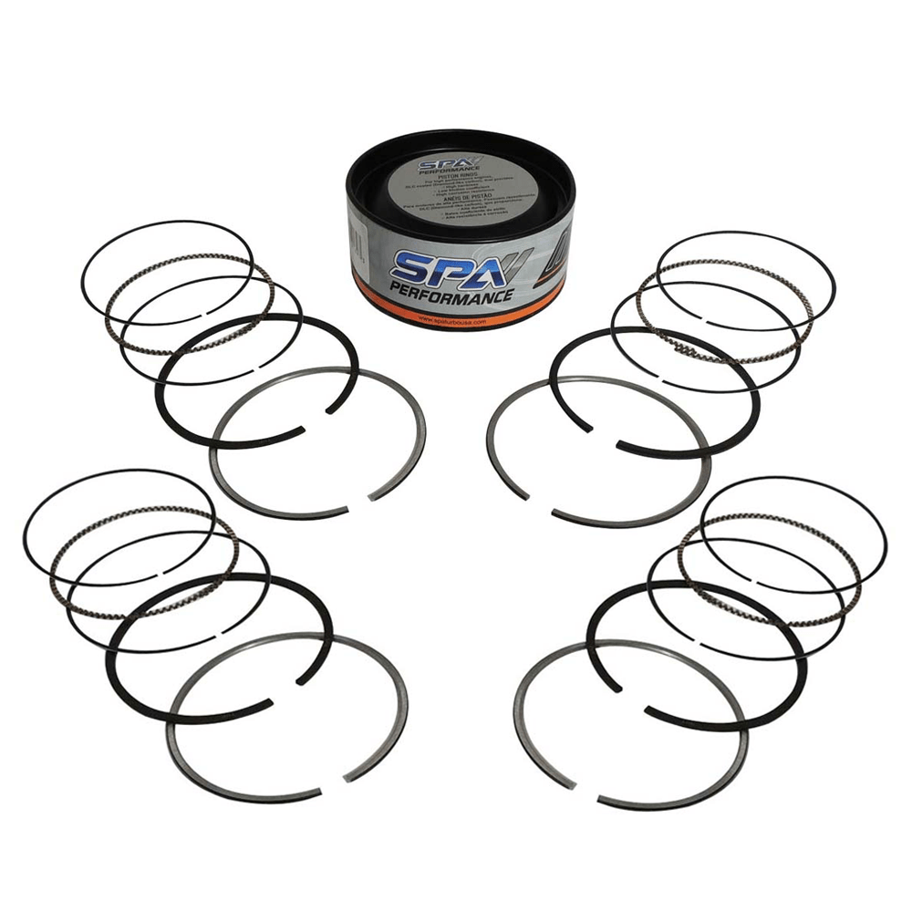 SPA TURBO 83,75mm performance piston rings for 4 cylinder engines - 1 ...