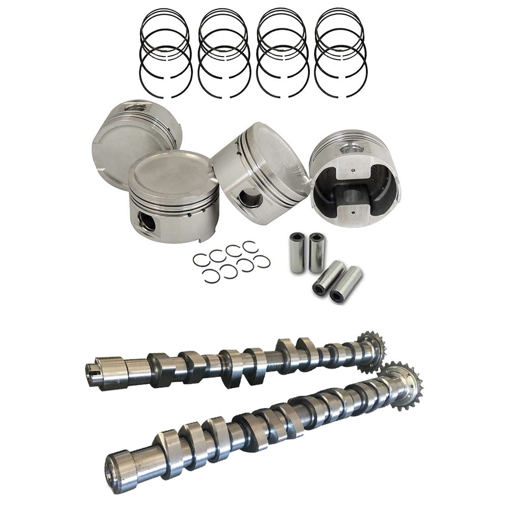 SPA TURBO Forged piston set 81mm 1.8L 20V VW/AUDI + 252 / 260 High Per ...