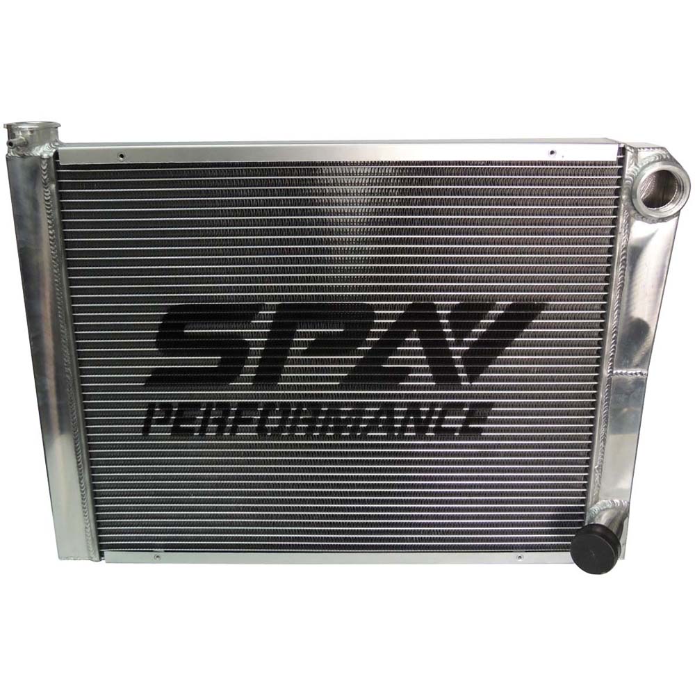 SPA TURBO Lightweight Late Model Radiator - Double Pass - 26.8" x 19.6 ...
