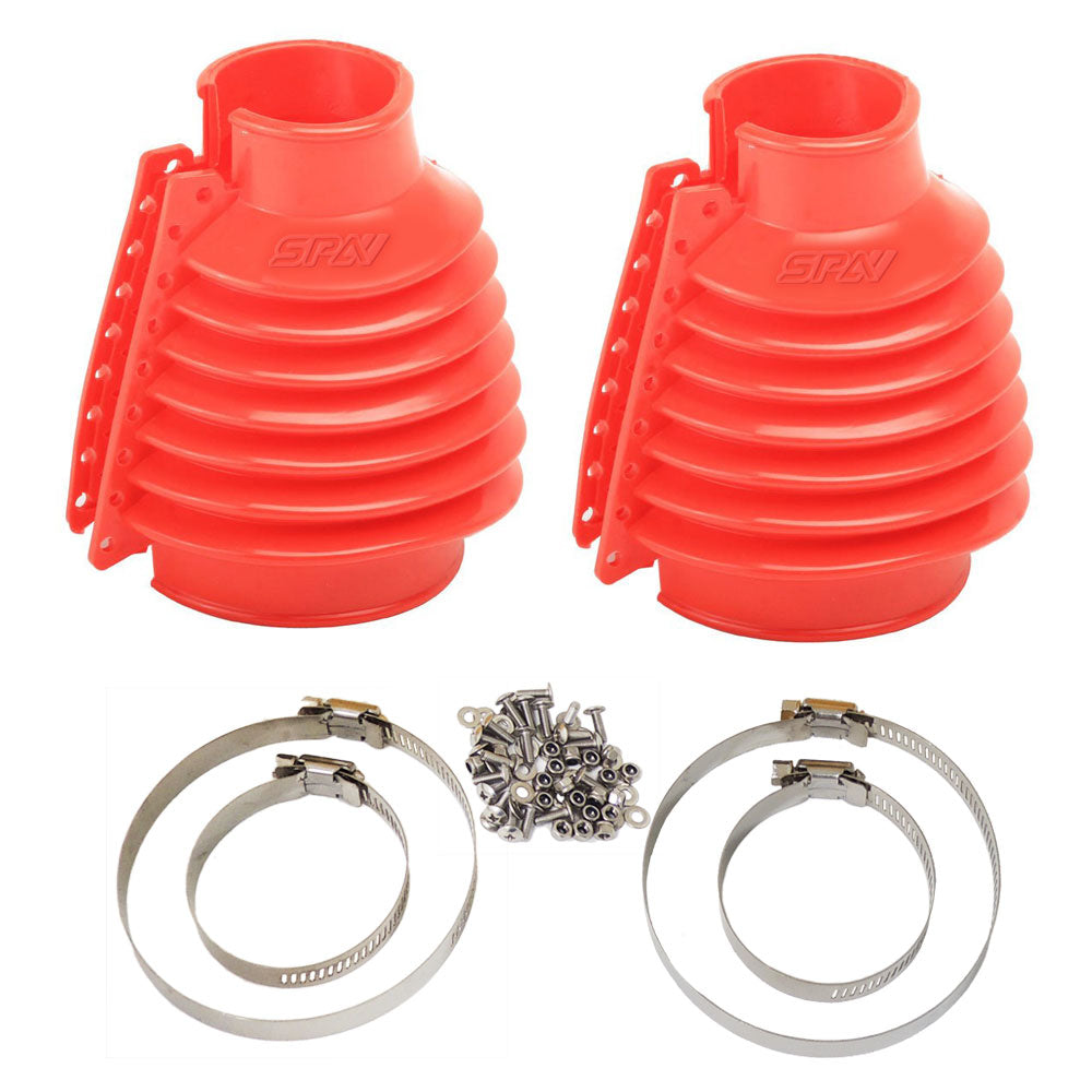 SPA TURBO Rear Swing Axle Boots Pair VW BUG/Beetle/Buggy/Baja - Red ...