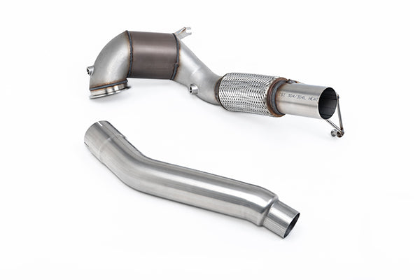 Milltek VW MK8 GTI Large Bore Downpipe and Hi-Flow Sports Cat – Black ...