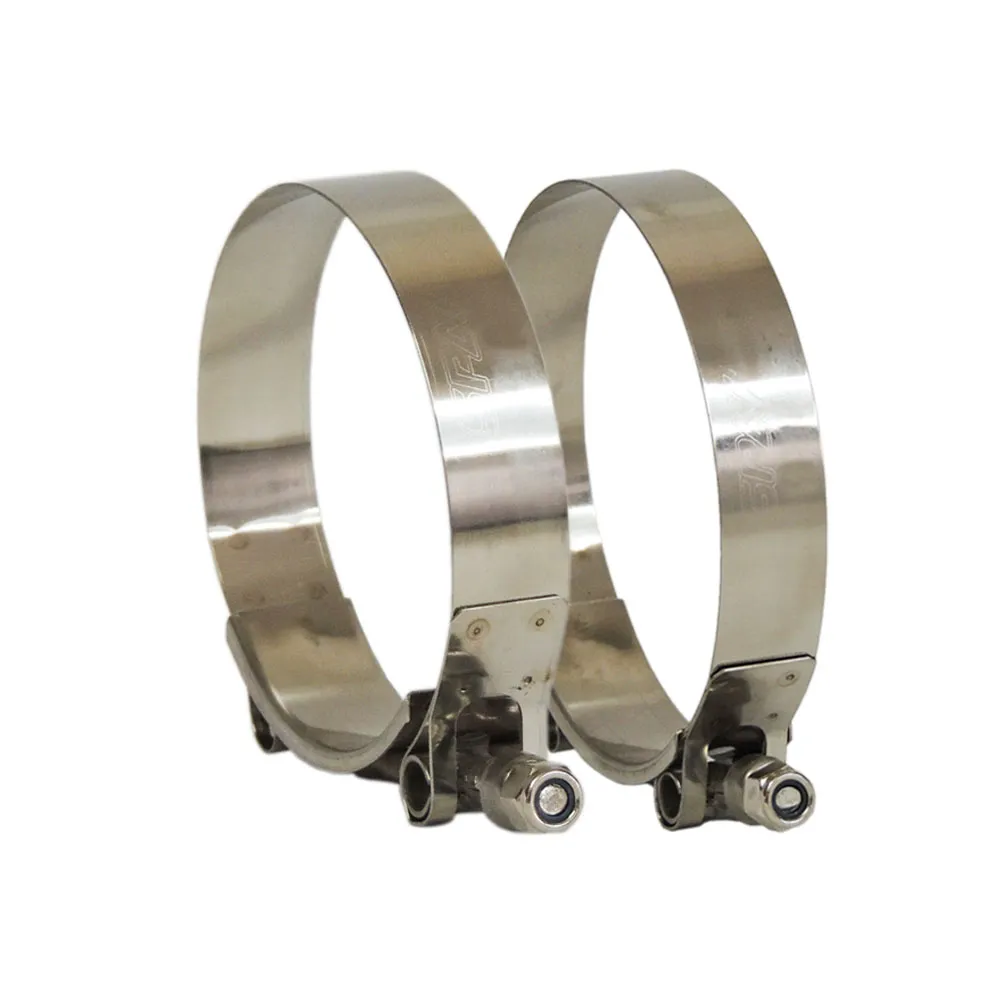 T-Bolt Hose Clamp 2 1/2" (2,755" to 3,070") Stainless Steel - 2 units ...
