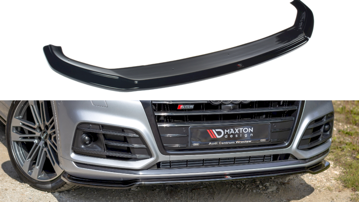Maxton Design FRONT SPLITTER AUDI SQ5/Q5 S-LINE MKII (2018-UP) – Black ...