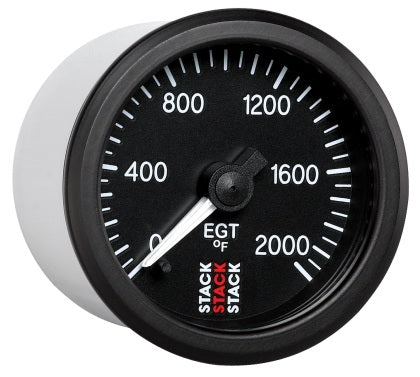 Stack 52mm 0-2000 Deg F Pro Stepper Motor Exhaust Gas Temp Gauge ...