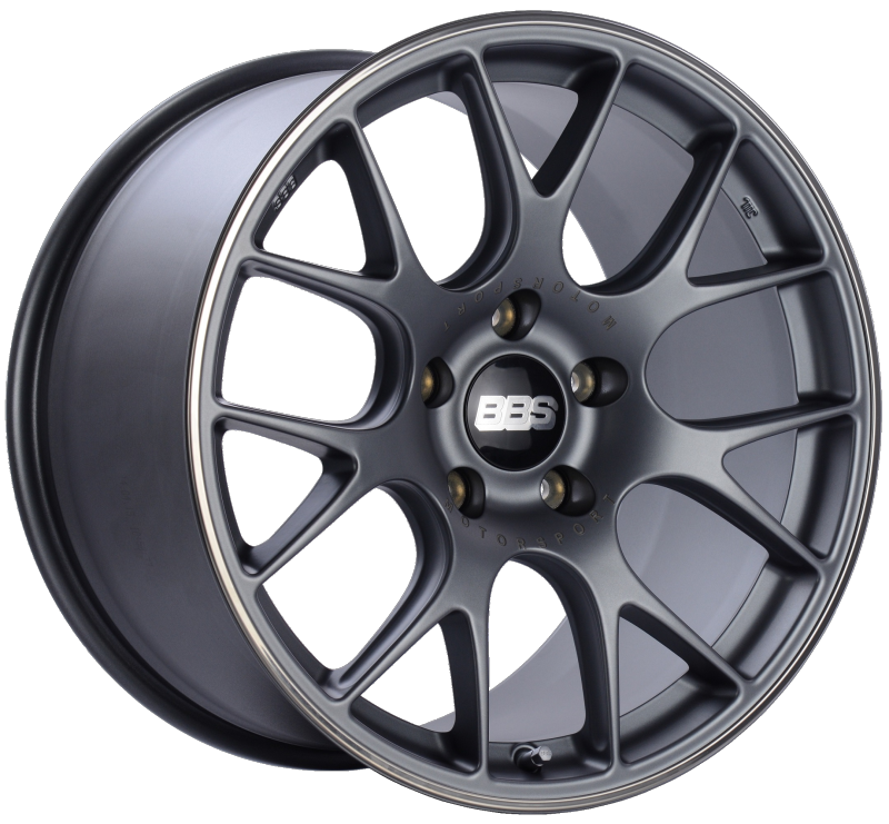 BBS CH-R 19x11 5x130 ET56 CB71.6 Satin Titanium Polished Rim Protector ...