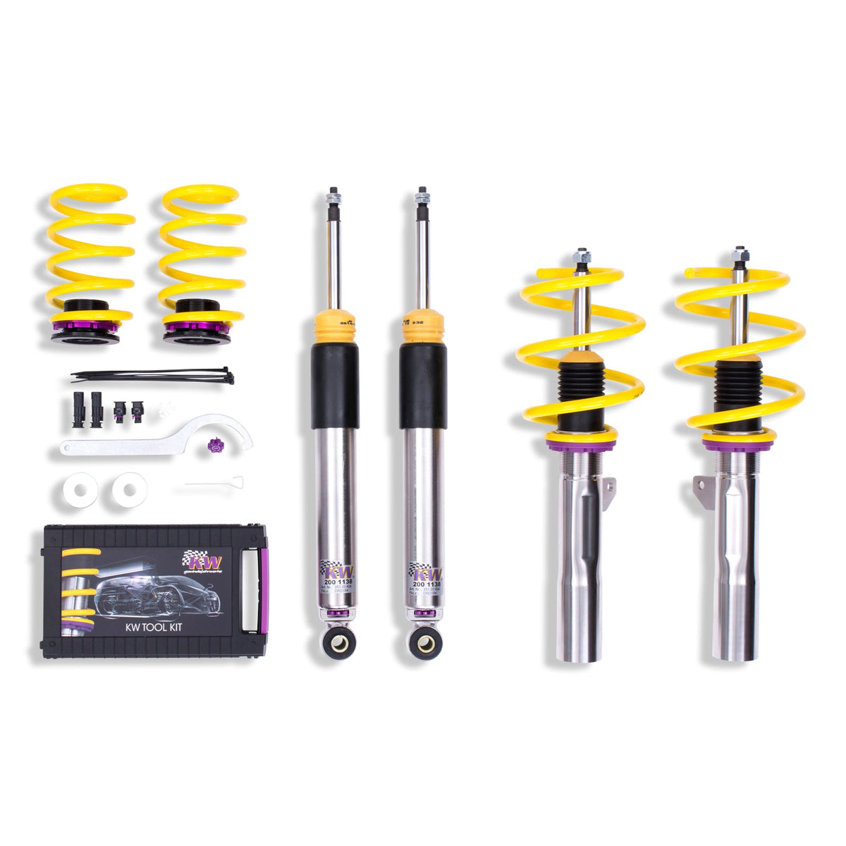 KW Coilover Kit V3 - Mini Cooper (F56) Hardtop, with Dynamic Damper Co ...