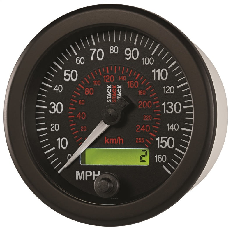 Stack Instruments 88MM 0-160 MPH / 260 KM/H Programmable Speedometer ...