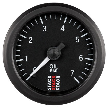 Stack Instruments 52mm 0-7 BAR M10 (M) Mechanical Oil Pressure Gauge ...