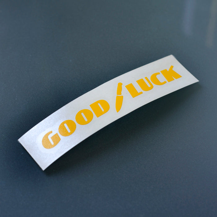 GOOD / LUCK Decal – Black Forest Industries