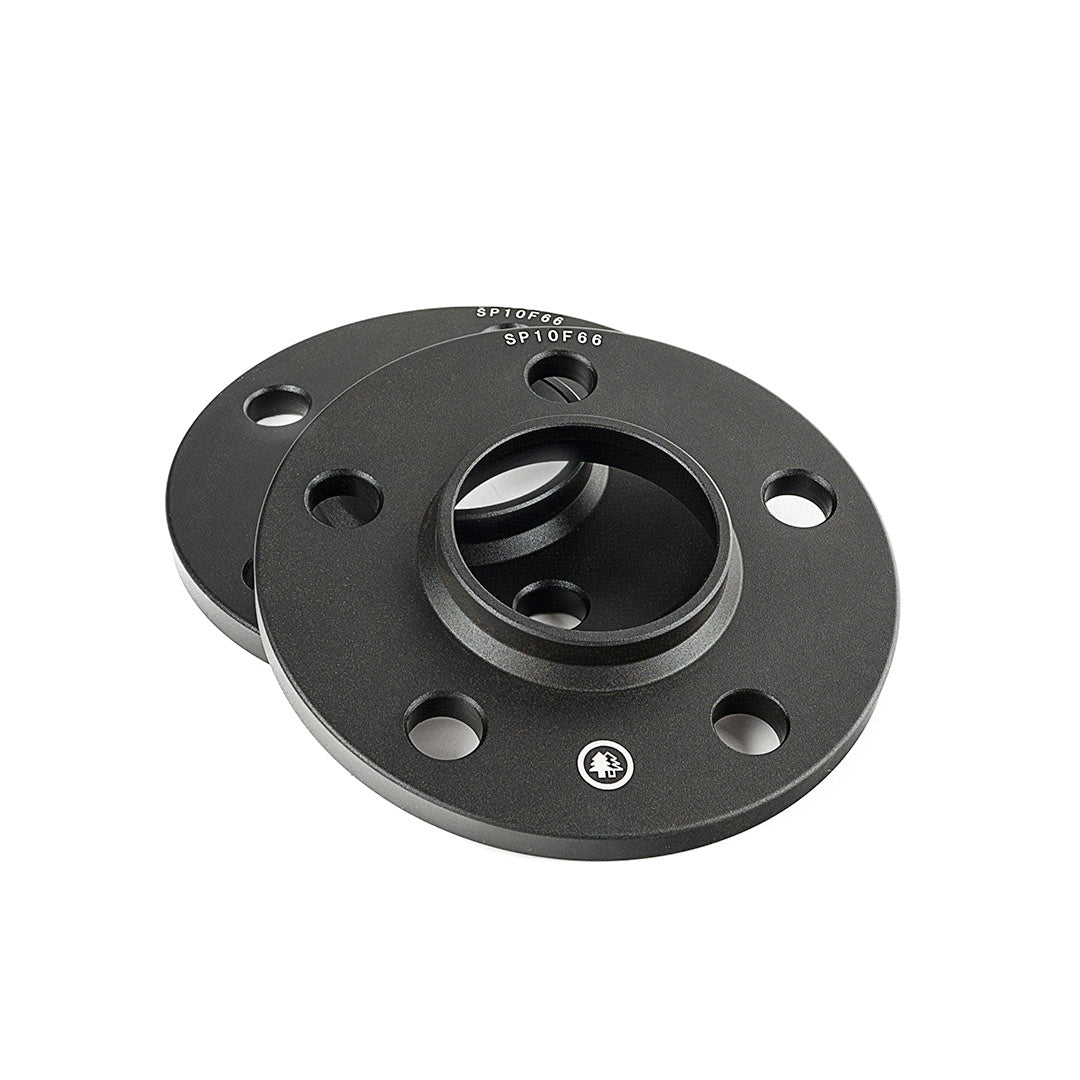BFI 10mm Wheel Spacers, 66.6 Centerbore (5x112), Universal Fit – Black ...