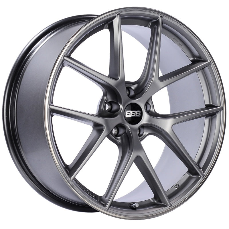 BBS CI-R 19x9 5x120 ET44 Platinum Satin Rim Protector Wheel -82mm PFS ...