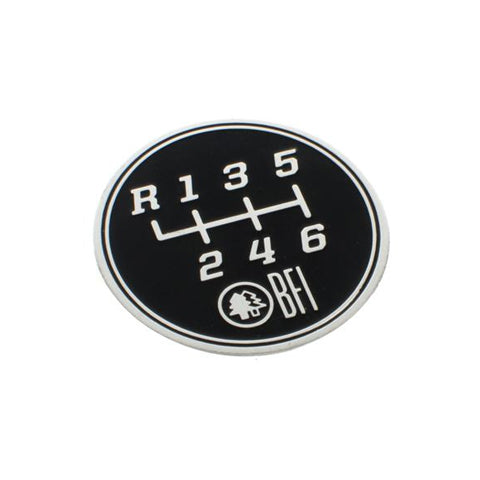 6-Speed Gate Pattern Coin for Heavy Weight Shift Knobs – Black Forest ...
